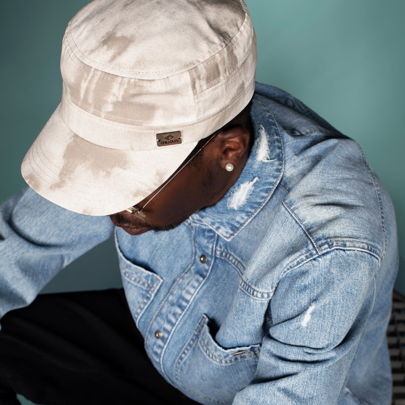 Military Cap im Tie-Dye-Muster - Coole Caps jetzt online kaufen!